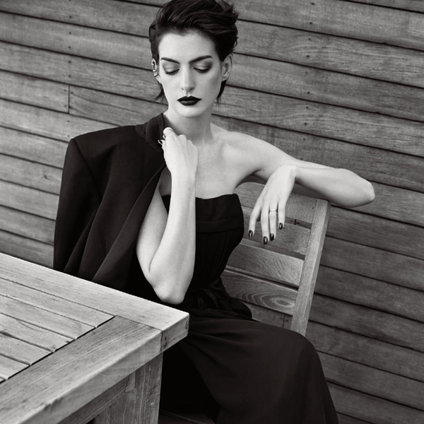Anne Hathaway Channels Seductive Look for ELLE UK Cover | SENATUS