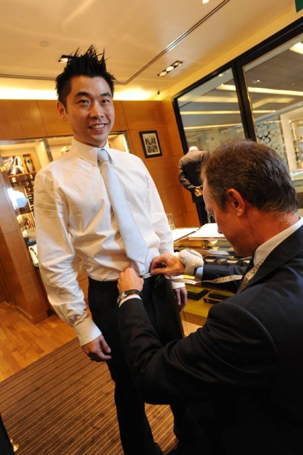 Bespoke Suit Fitting with Dunhill | SENATUS