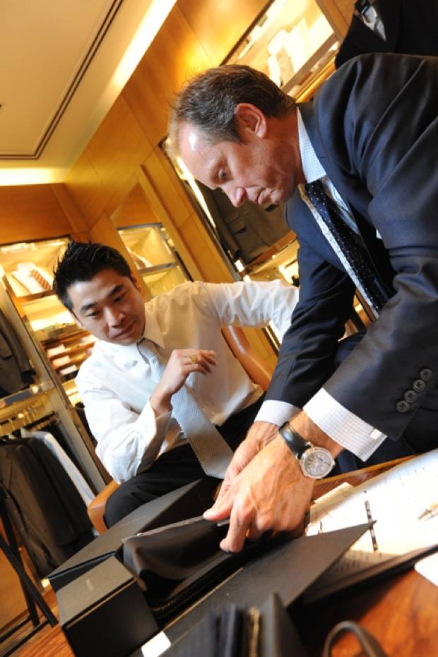 Bespoke Suit Fitting with Dunhill | SENATUS