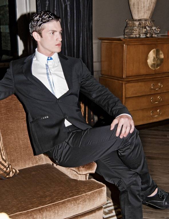 Jordan Regalado in Versace for H&M Collection Troy Wise | SENATUS