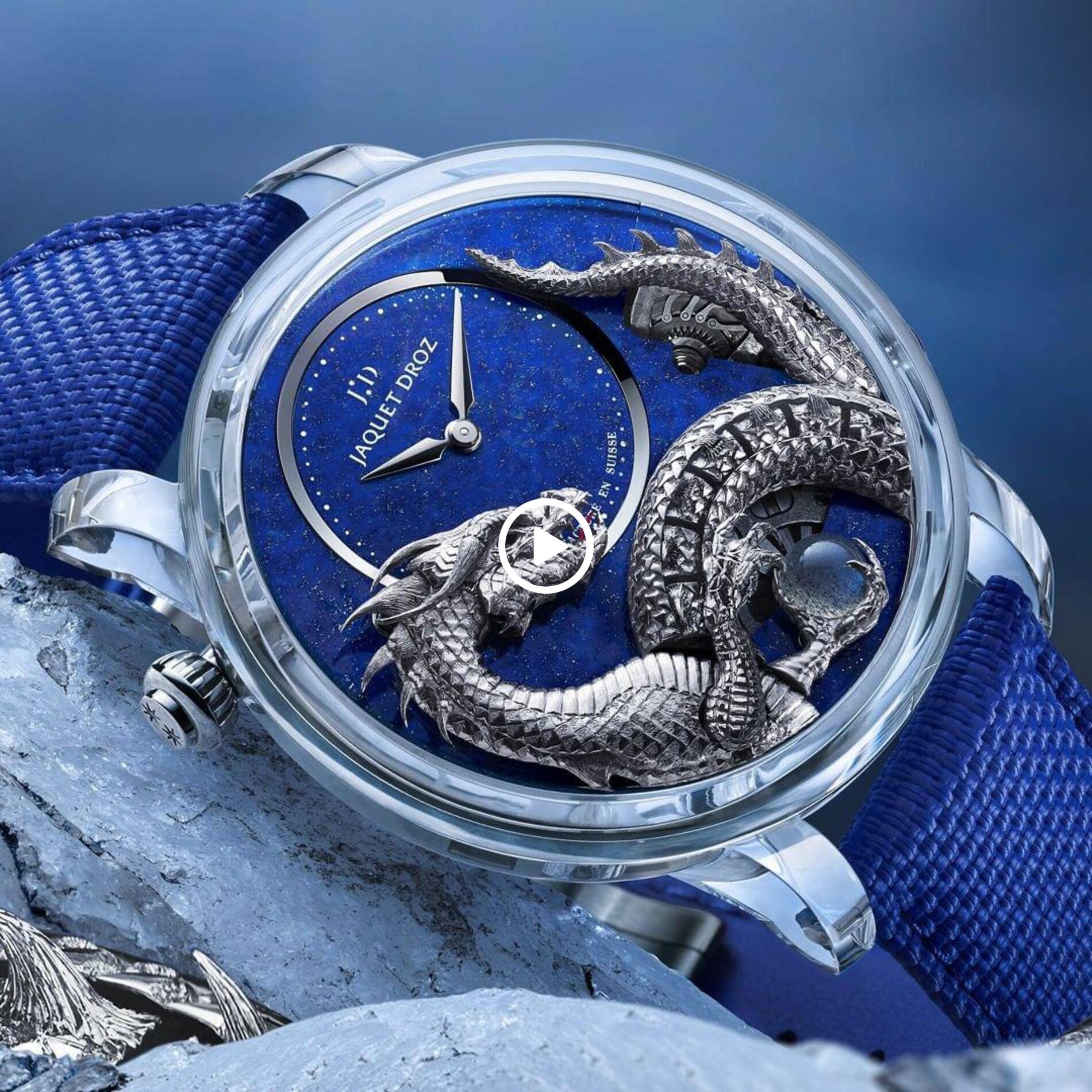 Jaquet Droz presents the Dragon Automaton Sapphire – Lapis Lazuli | SENATUS