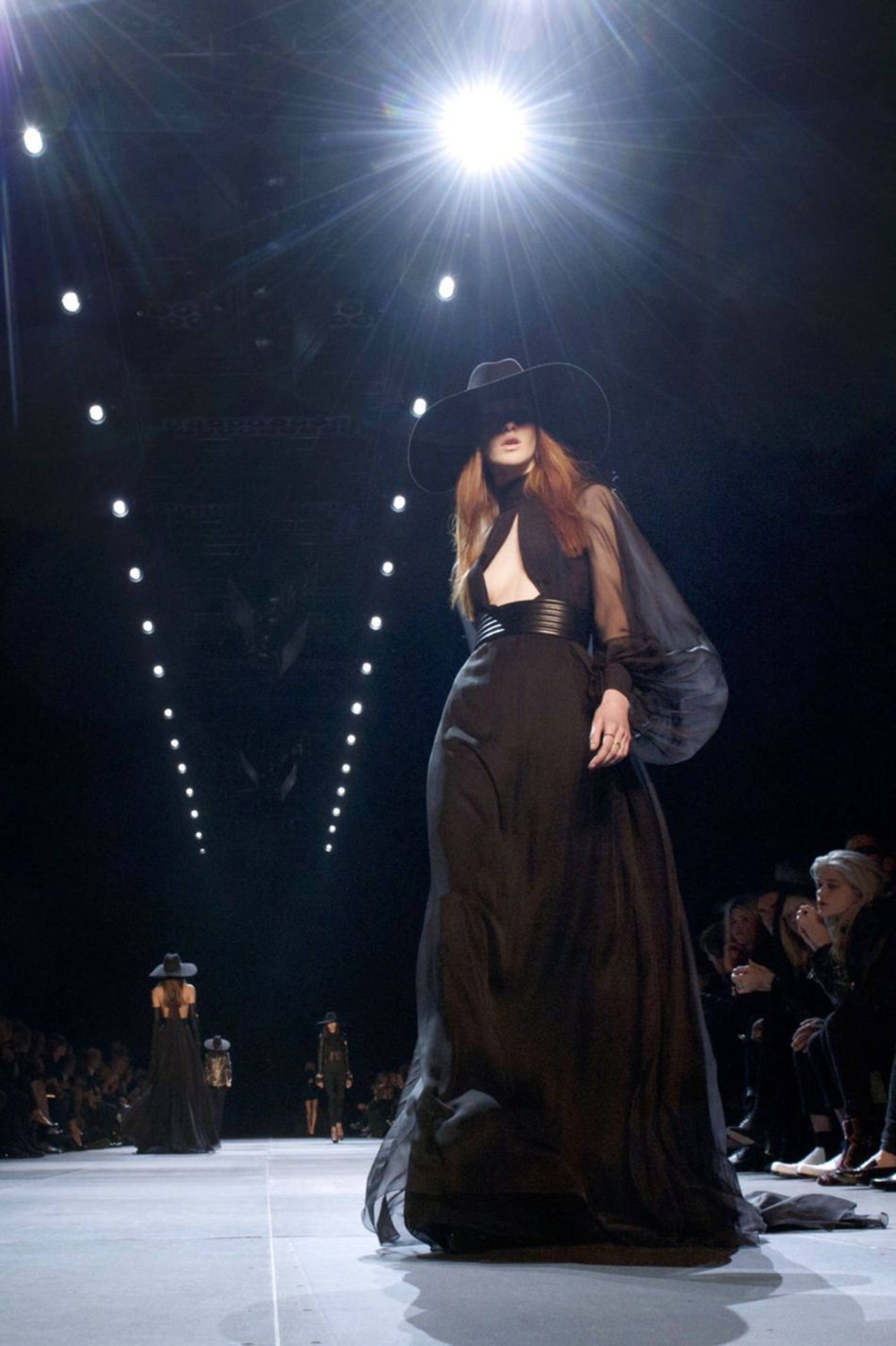 Hedi Slimane Makes Saint Laurent Debut Inspired by Rock 'n' Roll | SENATUS